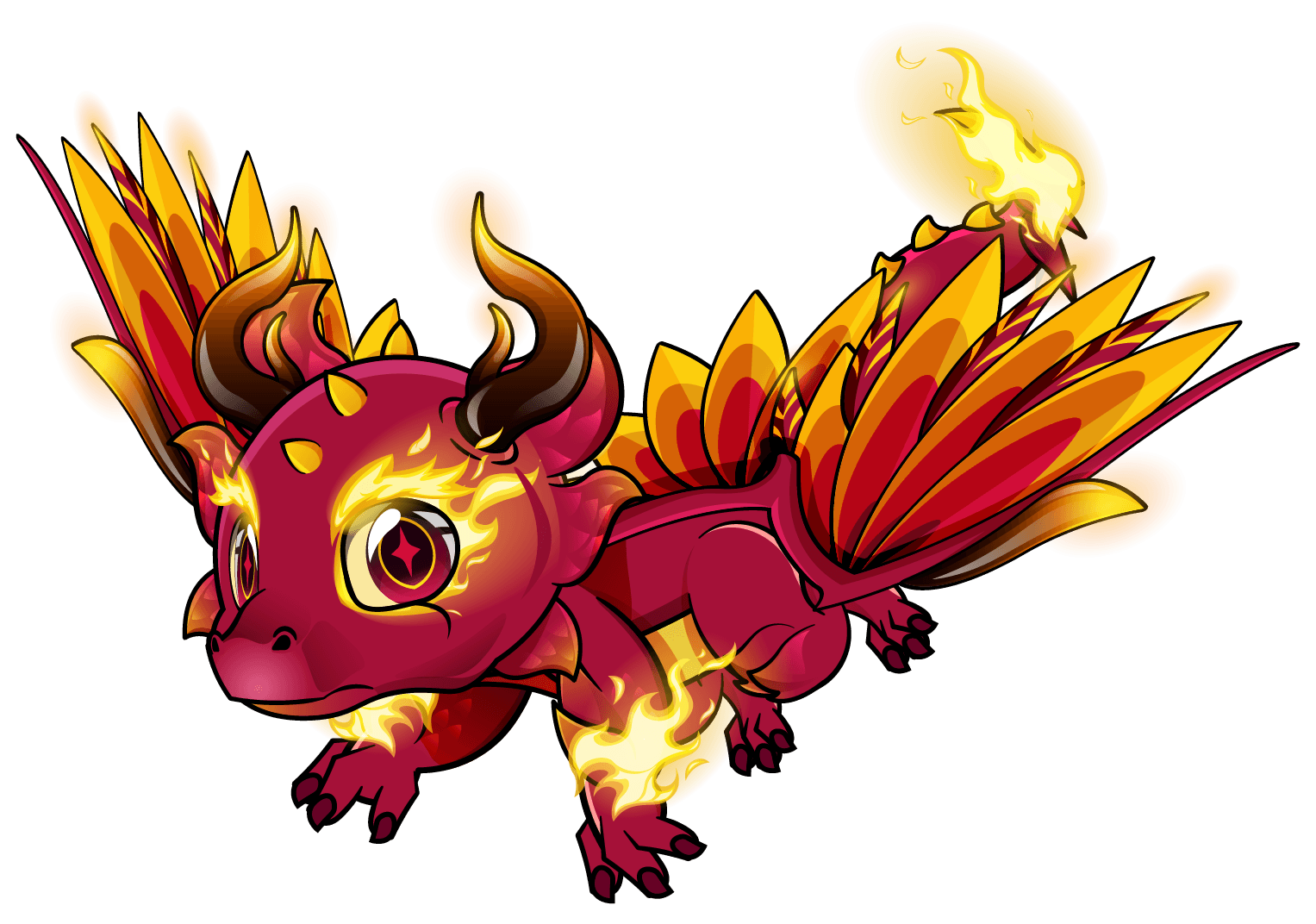 fire Drakon flying