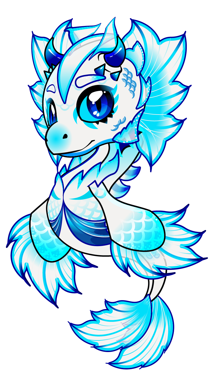 water Drakon swimming